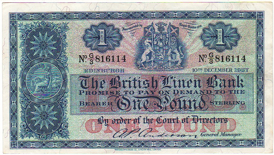 Paper Money: Paper Money of the British Isles - world Banknotes and ...