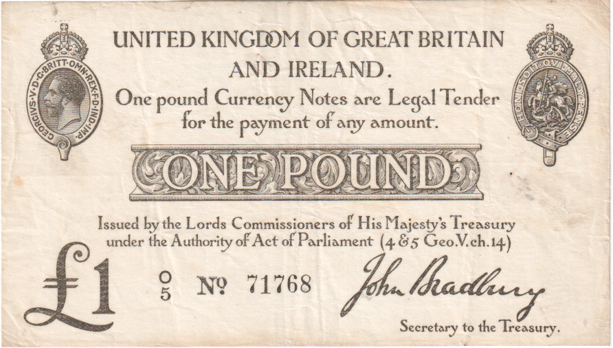 Paper Money: Paper Money of the British Isles - world Banknotes and ...